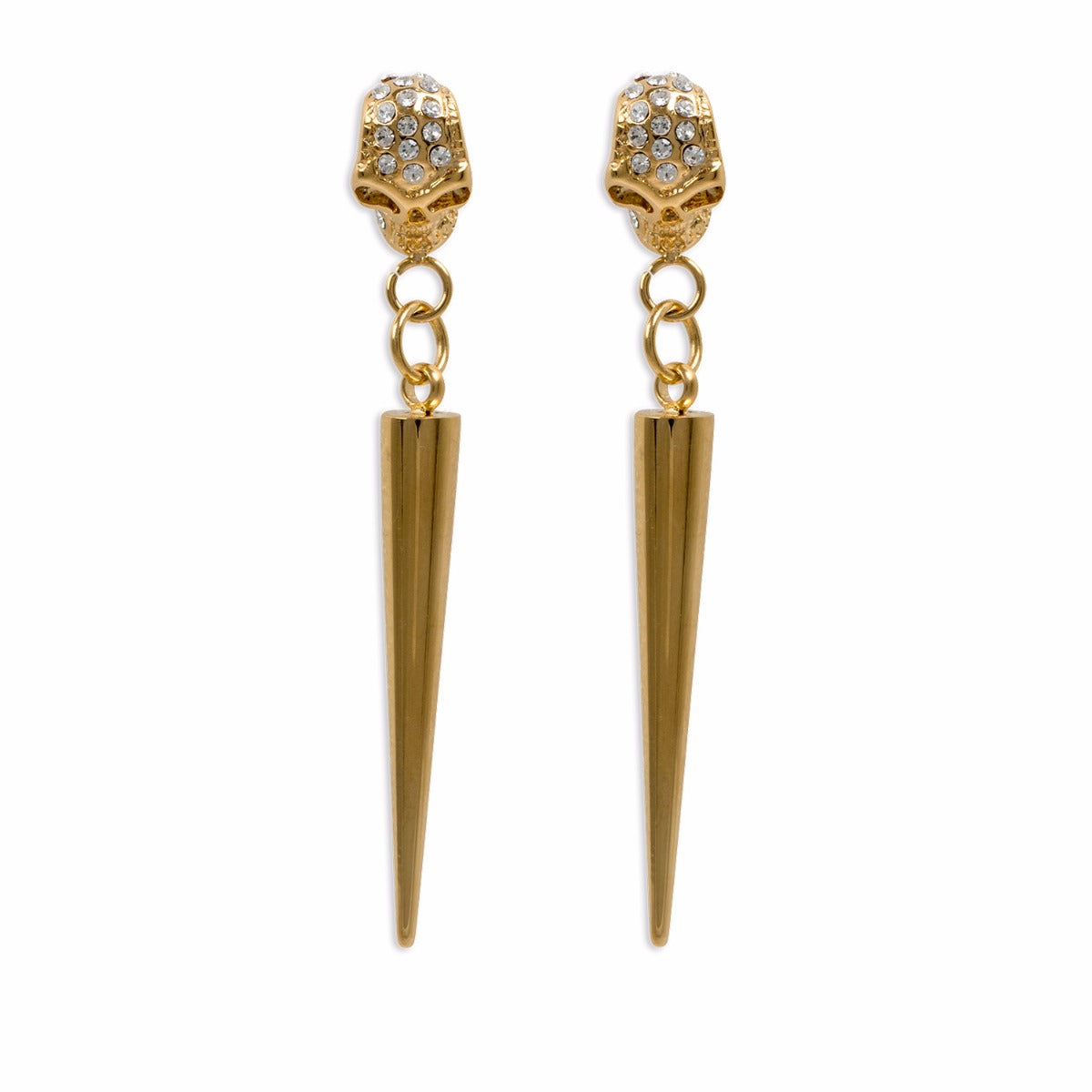 Spike Skull - Gold – Rock by Sweden